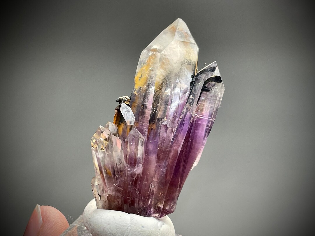High Grade Guerrero Amethyst Crystal Cluster With Saturated Purple ...