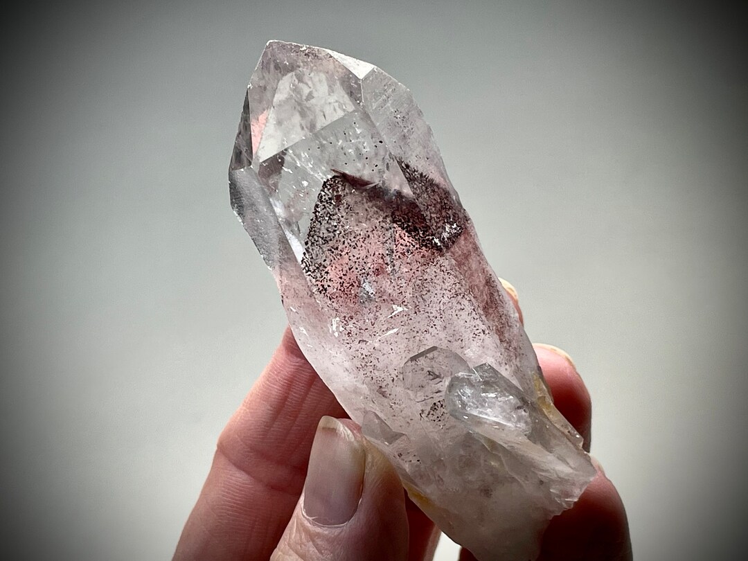 Sunset Phantom Quartz Crystal, Master Channeling Crystal With Past Time ...