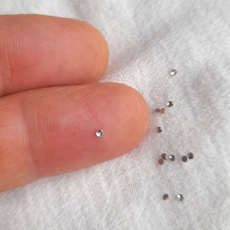 1mm Flat Back Rhinestones - Etsy