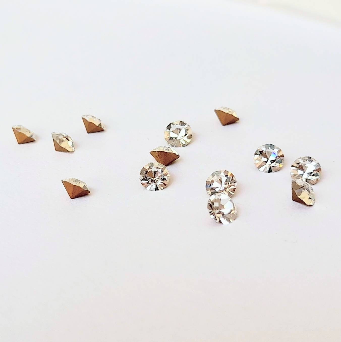 3.8mm Swarovski Chatons Crystal Chatons Small Crystals - Etsy
