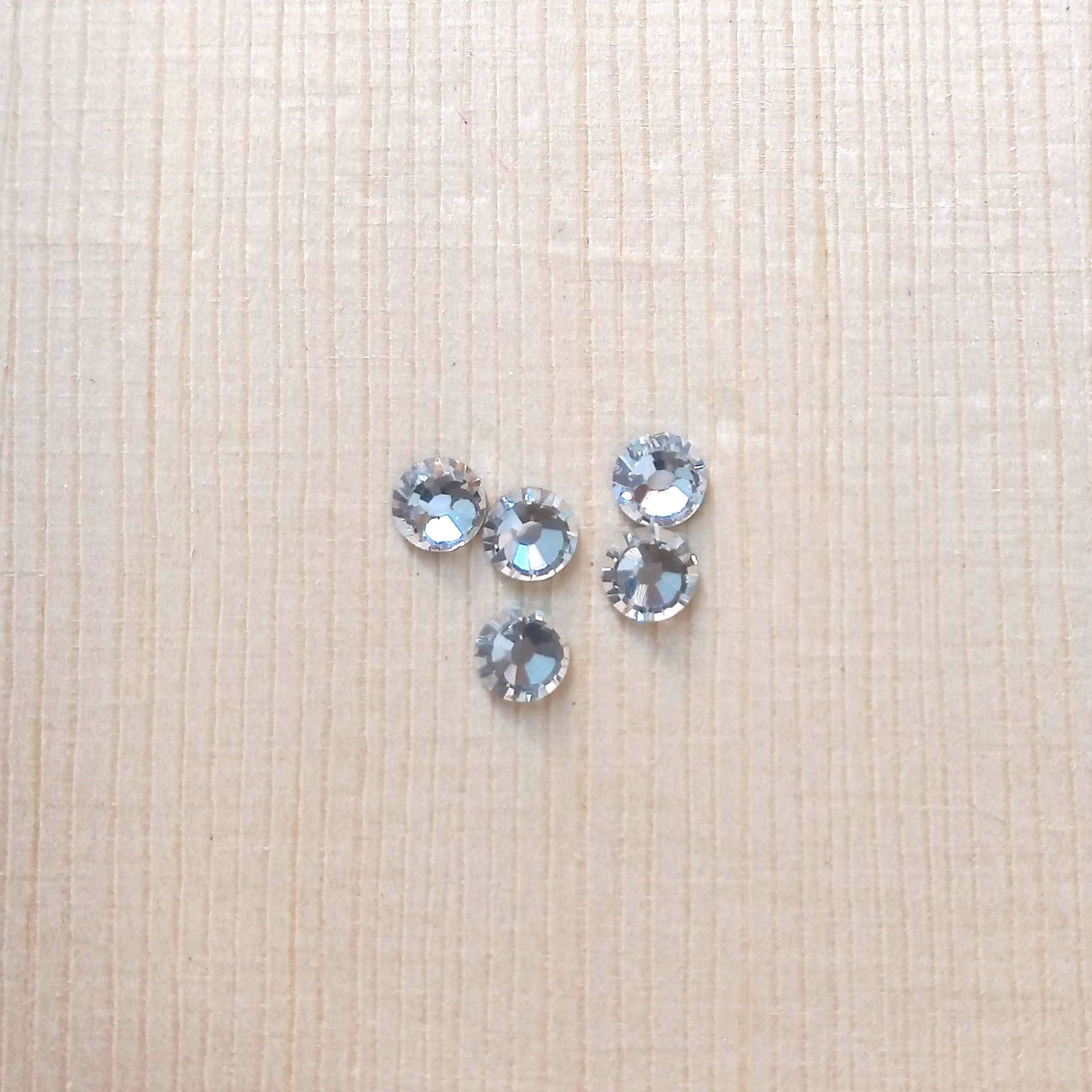 Crystal Clear Rhinestones Swarovski Crystals Clear Flat | Etsy