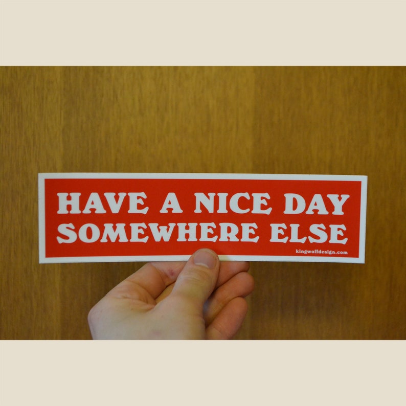 Have A Nice Day - Sticker - Etsy