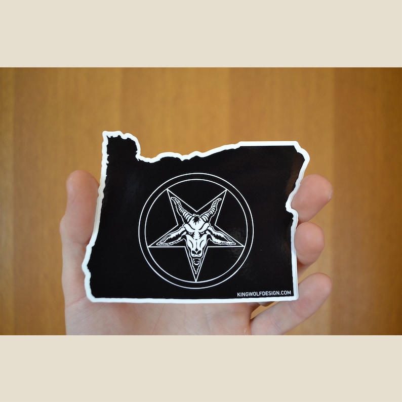 Penta-oregon Sticker Sticker | Etsy