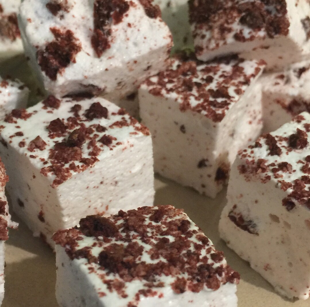 Red Velvet Gourmet Marshmallows ~ 1 Dozen Gourmet Handcrafted ...
