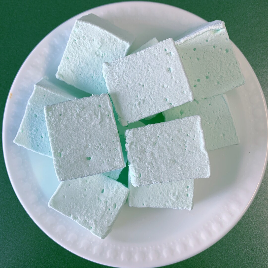 Mint Gourmet Marshmallows ~ 1 Dozen Gourmet Handcrafted Marshmallows - Etsy