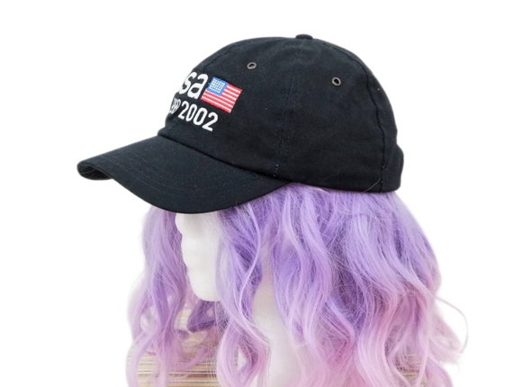 Vintage 2002 USA Olympics Adjustable Baseball Hat Adu… - Gem