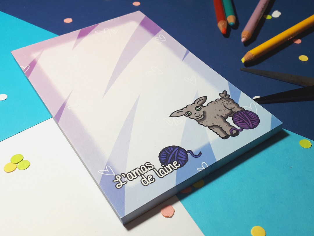 Sheep Notepad With Yarn Note Taking Memopad to Do List - Etsy
