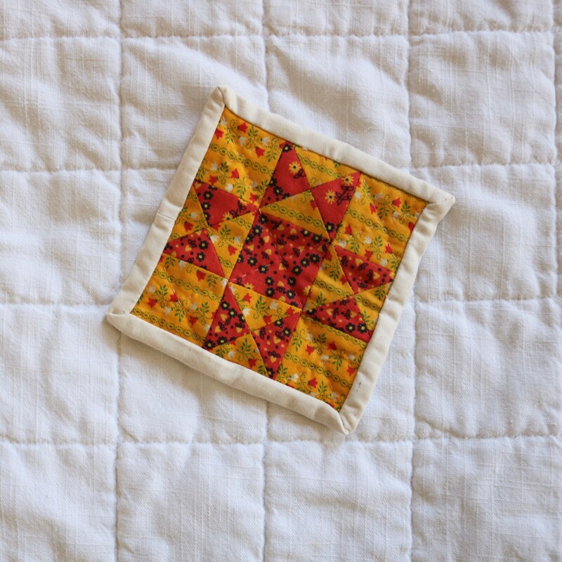 Yellow Star Quilt - Etsy