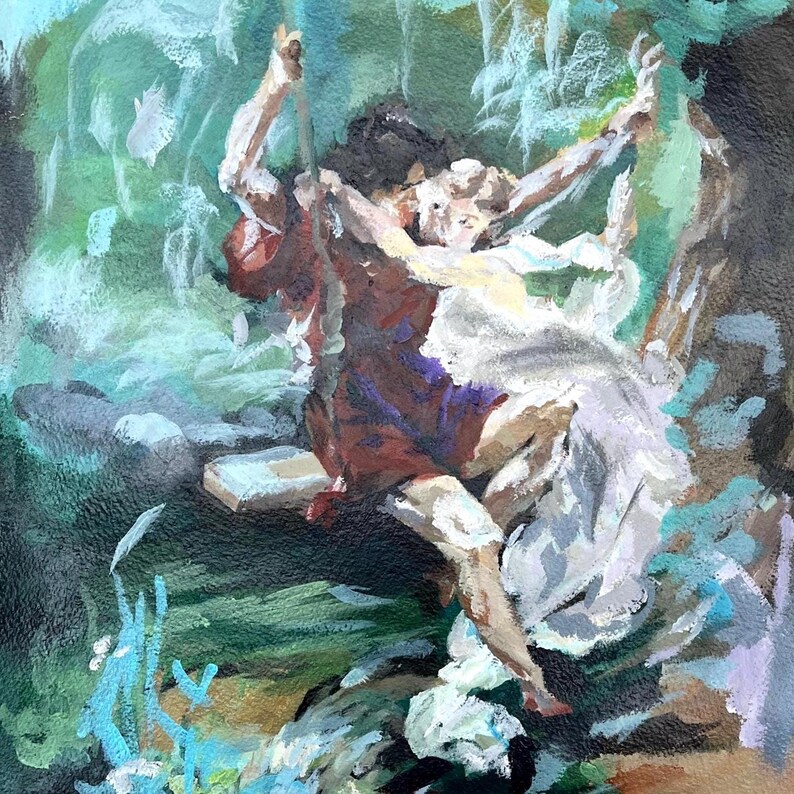 Pierre-auguste Cot Replica - Springtime (12x20in) - Etsy