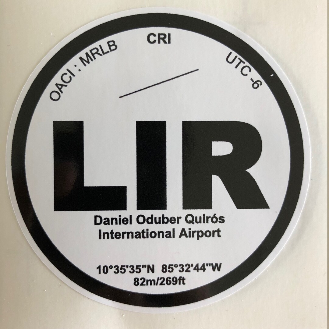 Costa Rica LIR Decal Sticker - Etsy