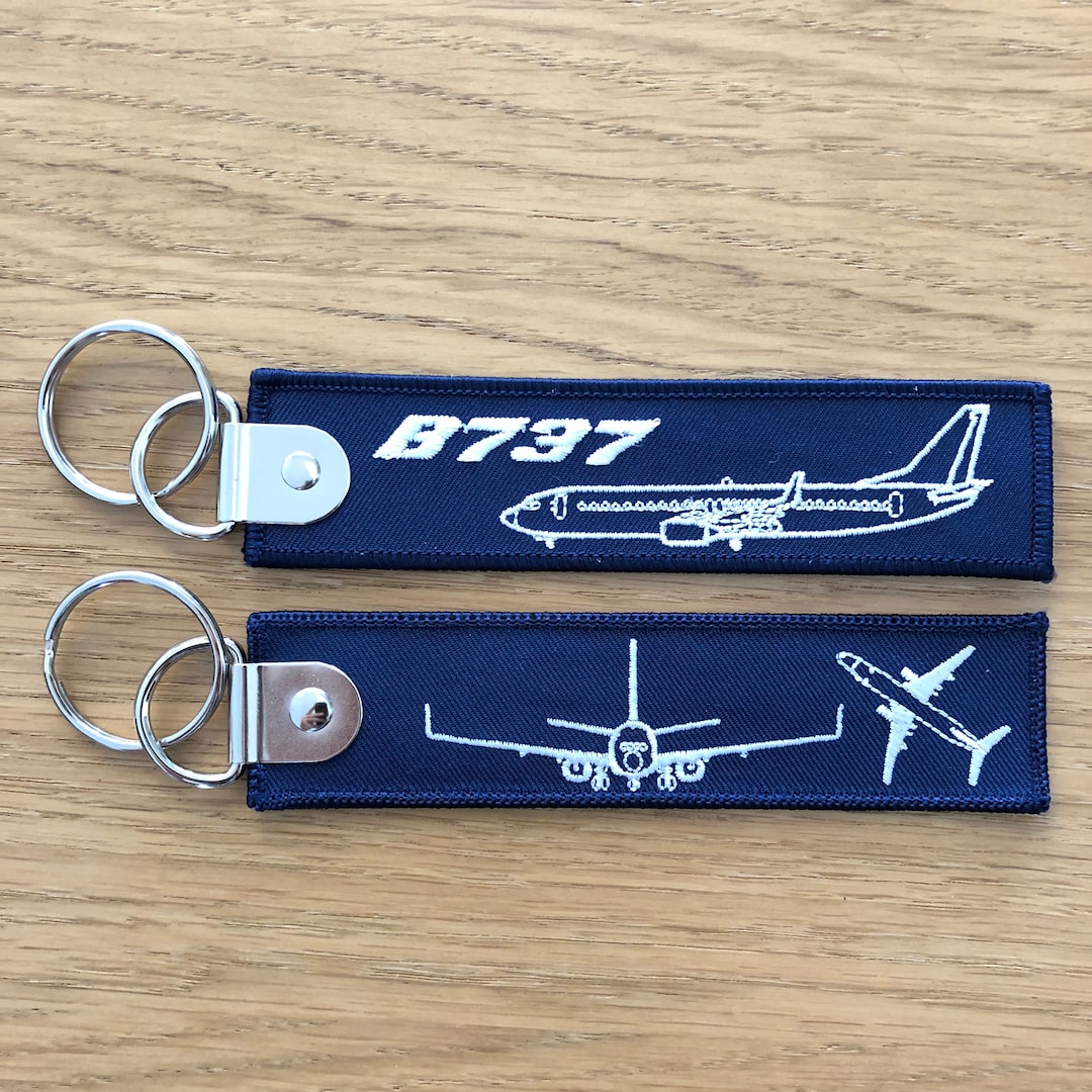 Boeing 737 Keychain – Avgeek Accessory – Aviation Gift for Pilots ...