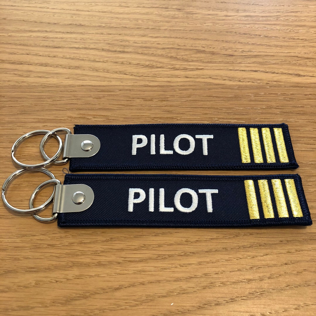 Keyring pilot Keyring - Etsy