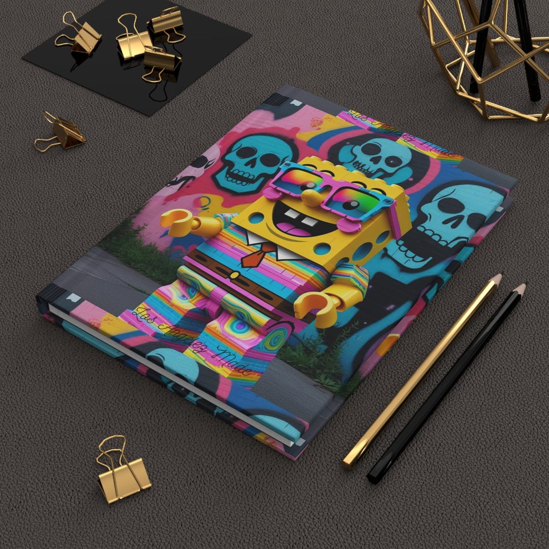Los Angelez Made X Spongebob Squarepants LEGO Hardcover Journal, Fun ...
