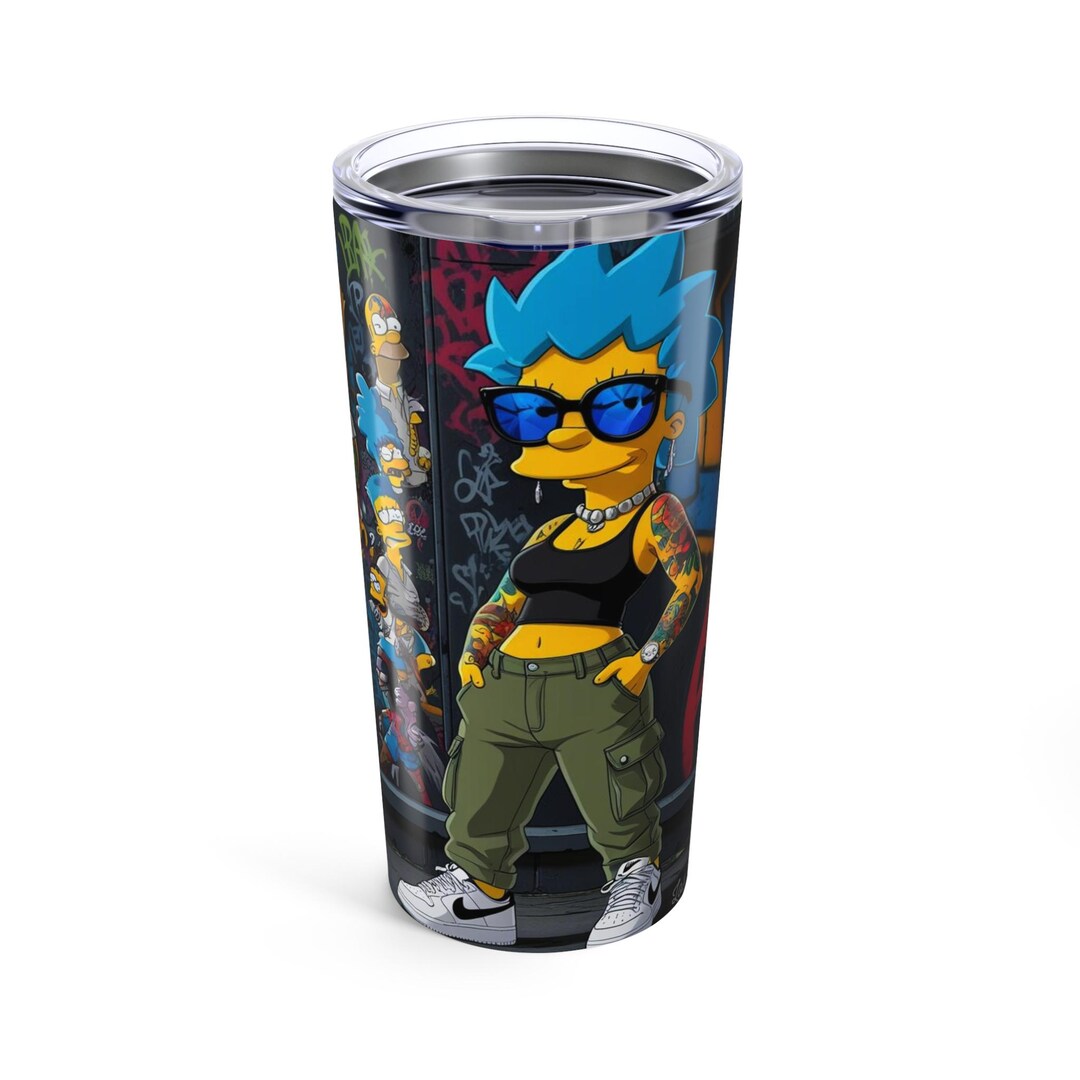 Los Angelez Made X Lisa Simpson the Simpsons Graffiti Tumbler 20oz ...