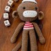 Amigurumi Doll, Monkey, Crochet Doll, Punkey Monkey, Mono - Etsy