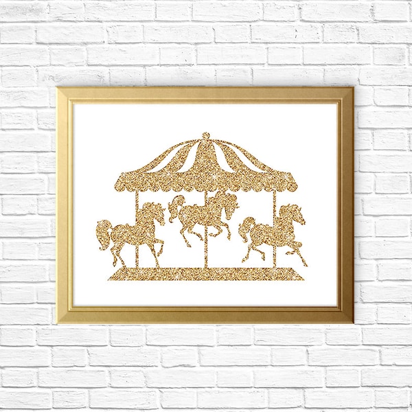 Carousel Art - Etsy