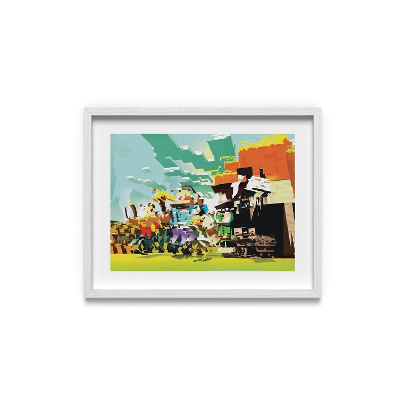 Minecraft's Poster - Etsy