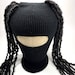 Dreadlocks Ski Mask 1-hole Pigtails Locs Extensions Balaclava - Etsy