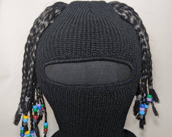 Dreadlocks Ski Mask 1-hole Pigtails Locs Extensions Balaclava - Etsy