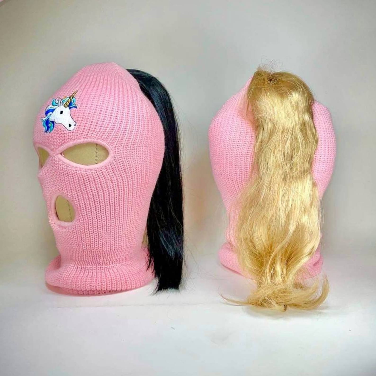 Ponytail Ski Mask Custom Balaclava - Etsy