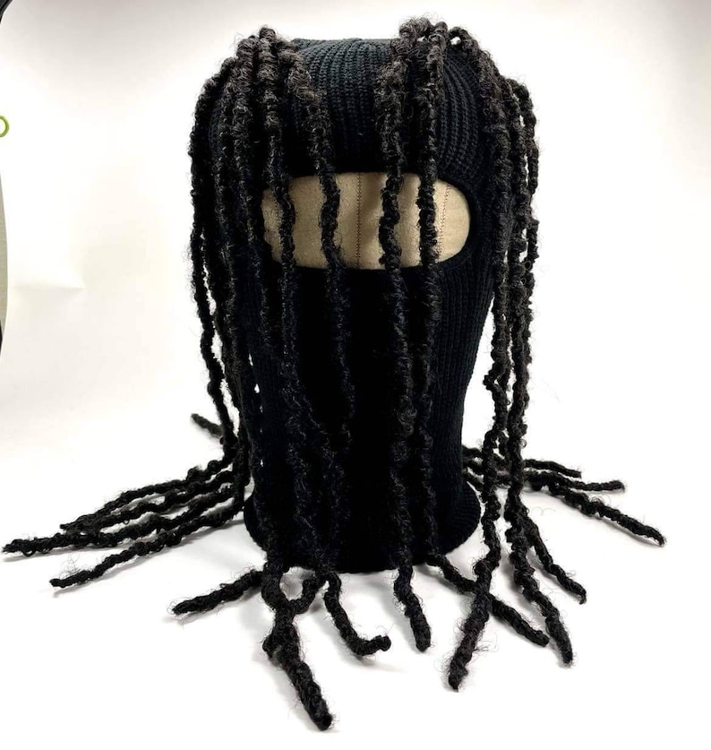 Dreadlocks Ski Mask 1-hole Pigtails Locs Extensions Balaclava - Etsy