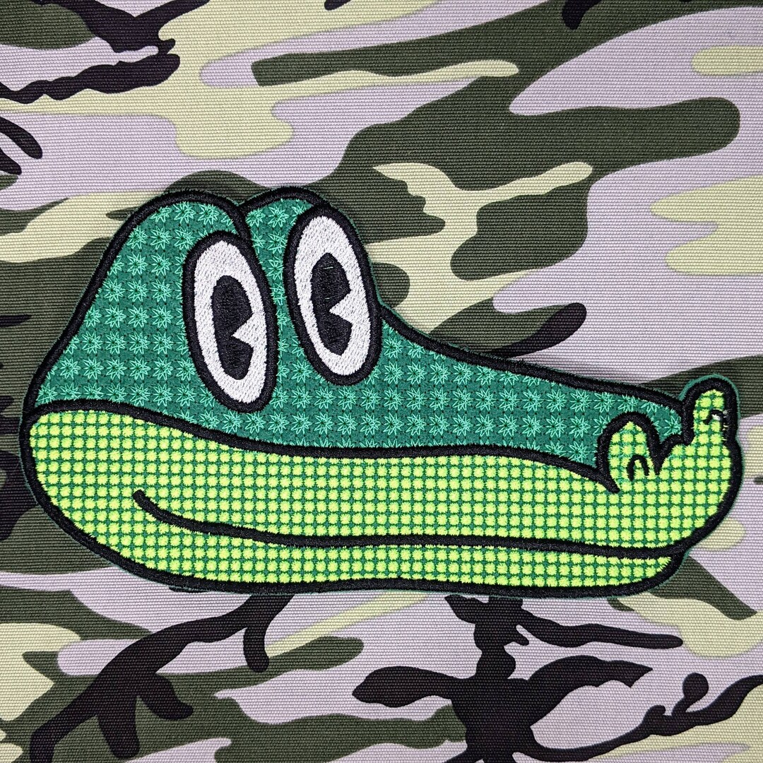 Happy Gizz Head Gator Patch - Etsy