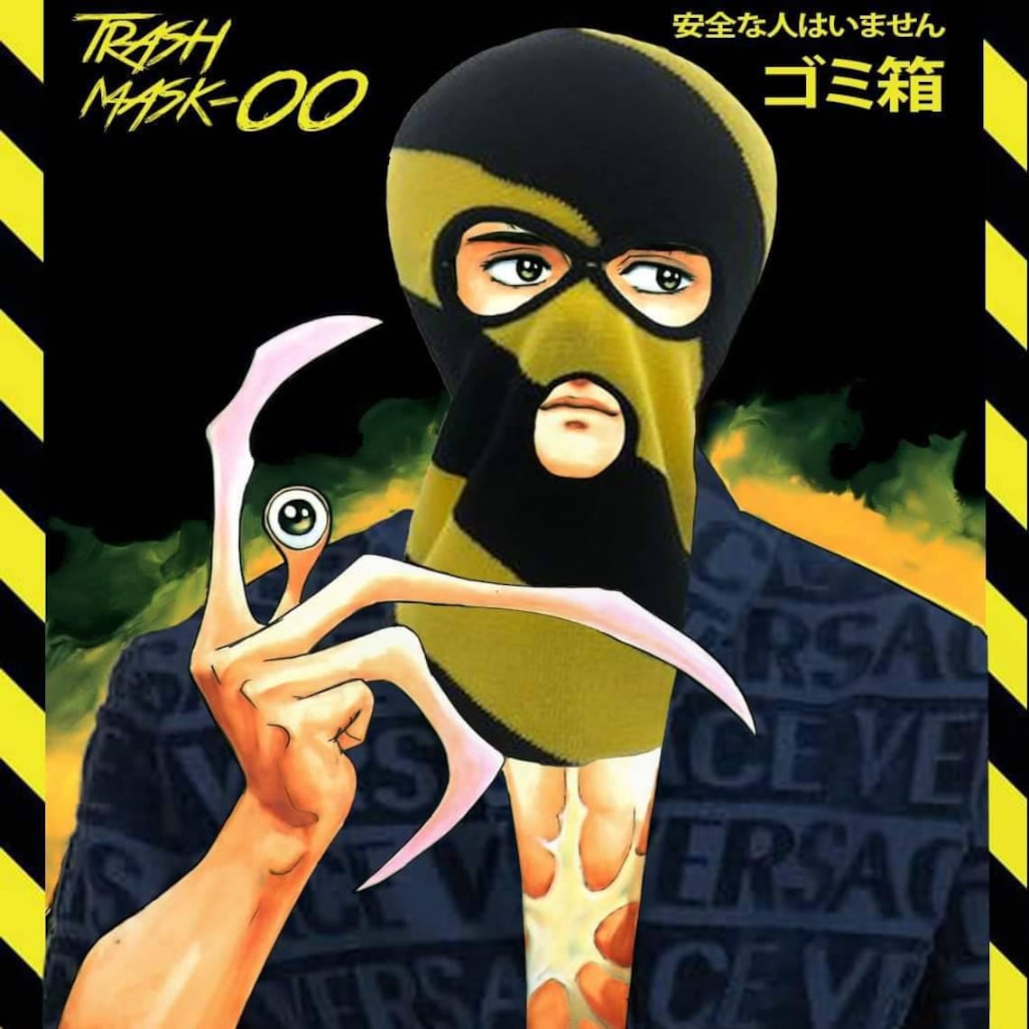 TRASH GANG Ski Mask WARNING Balaclava - Etsy