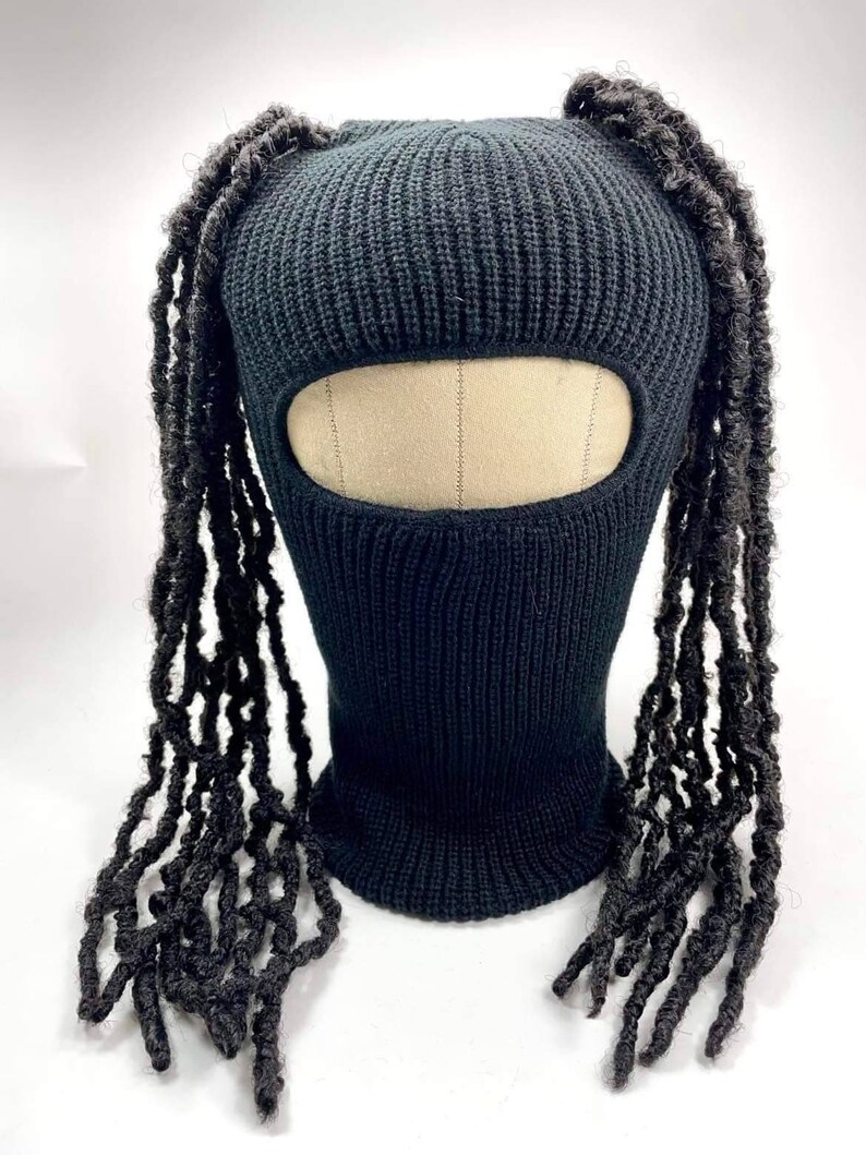 Dreadlocks Ski Mask 1-hole Pigtails Locs Extensions Balaclava - Etsy