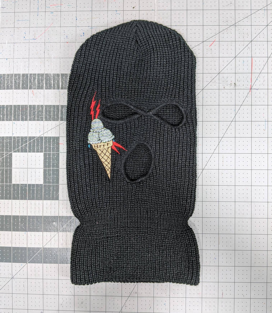Ice Cream Cone Ski Mask Guwop Tattoo Balaclava - Etsy