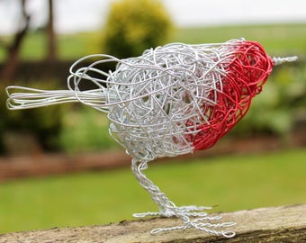 Wire Bird Sculpture - Etsy