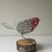 Wire Robin Bird Sculpture - Free Standing - Etsy