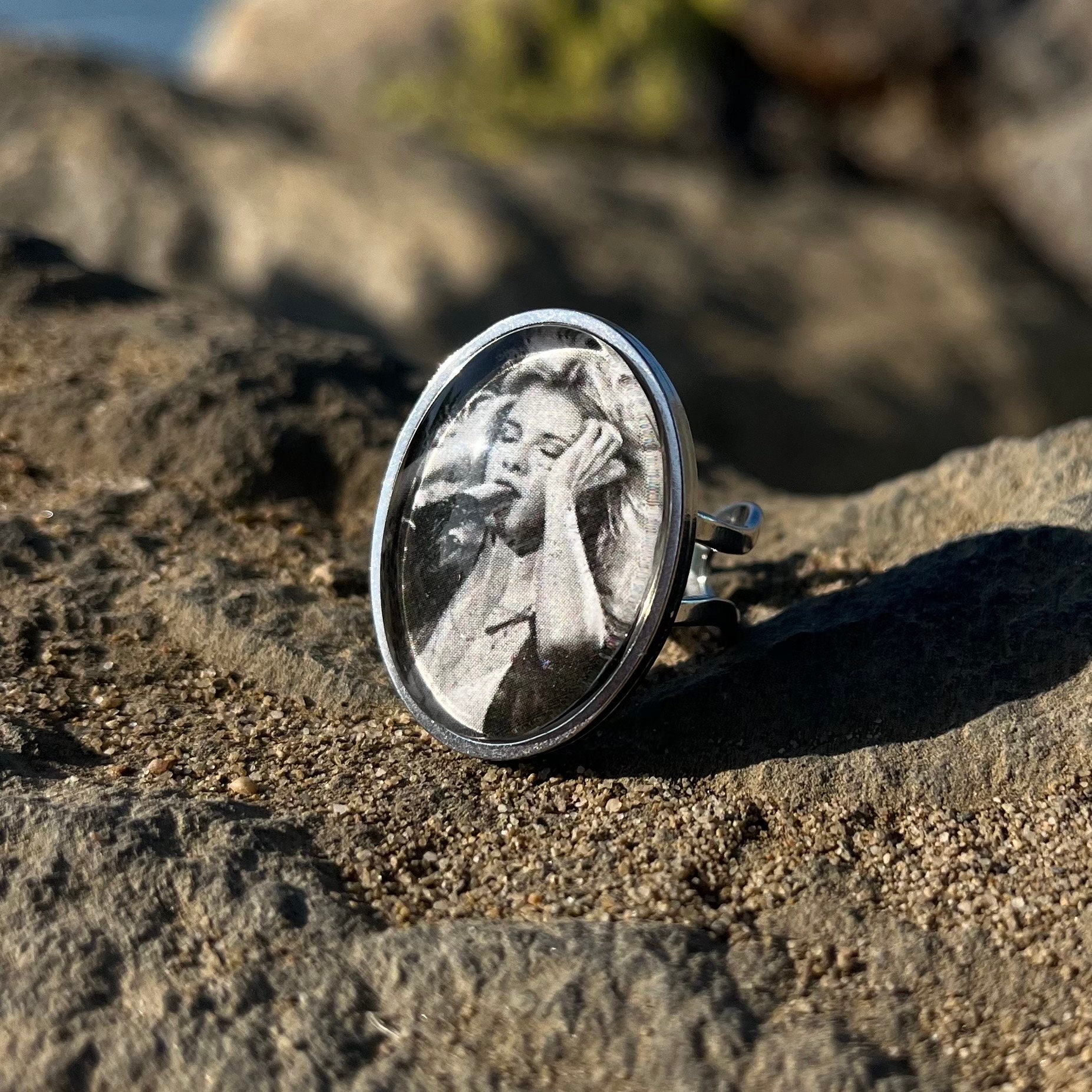 Stevie Nicks Fleetwood Mac Ring Handmade Image Ring Americana Inspired ...