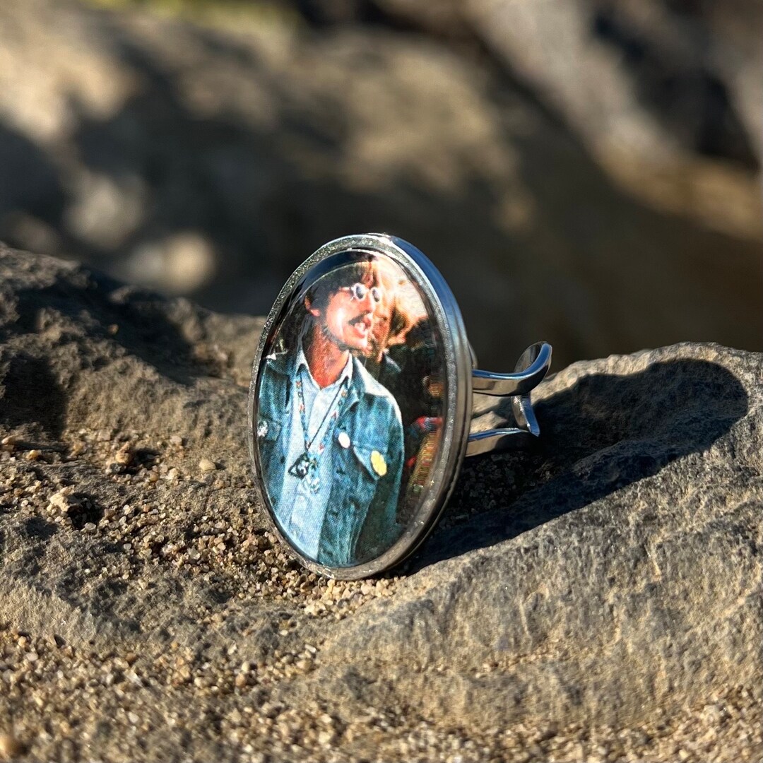 George Harrison Beatles Ring | Handmade Image Ring | Americana Inspired ...