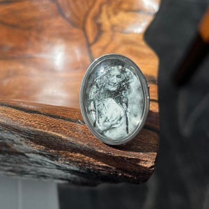 Robert Plant Led Zeppelin Ring | Handmade Image Ring | Americana ...