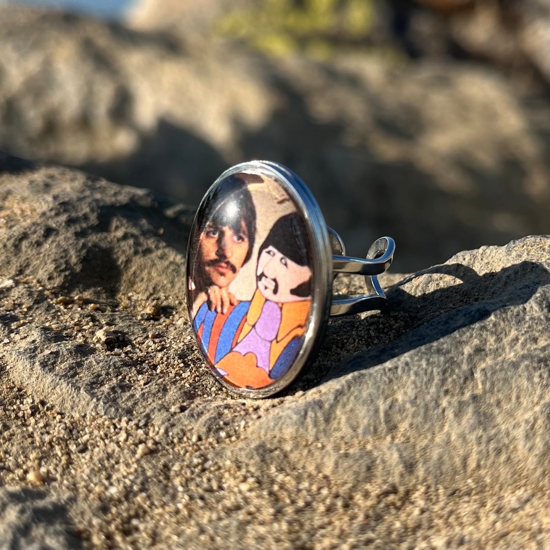 Ringo Starr Yellow Submarine Beatles Ring | Handmade Image Ring ...