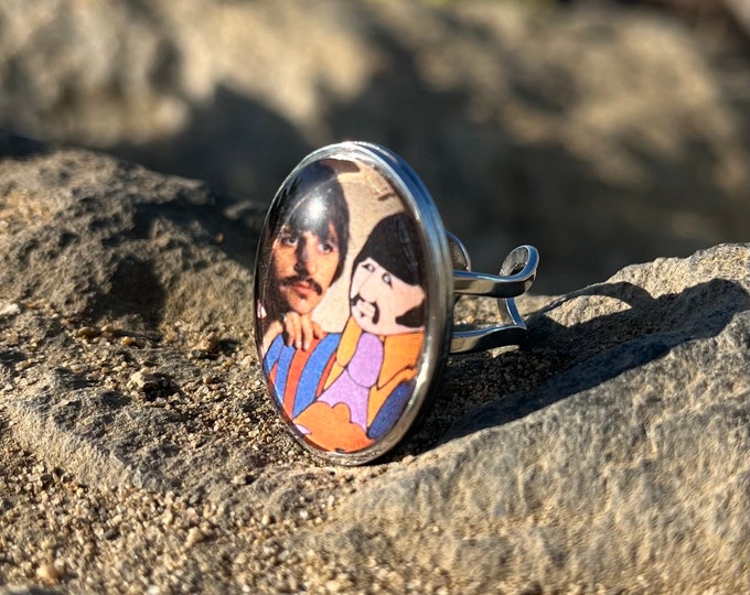 Ringo Starr Yellow Submarine Beatles Ring | Handmade Image Ring ...