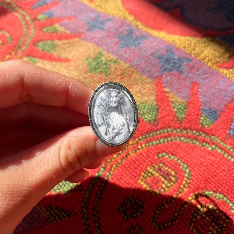 Robert Plant Led Zeppelin Ring Handmade Image Ring Americana Inspired ...