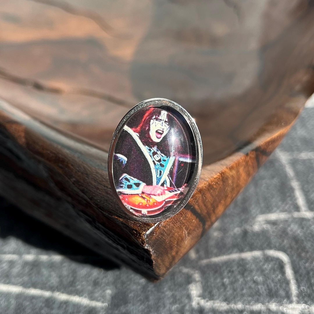 Ace Frehley Kiss Ring | Handmade Image Ring | Americana Inspired ...