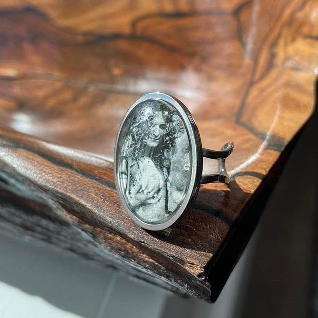 Robert Plant Led Zeppelin Ring Handmade Image Ring Americana Inspired ...