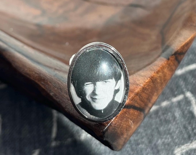 George Harrison Beatles Ring | Handmade Image Ring | Americana Inspired ...