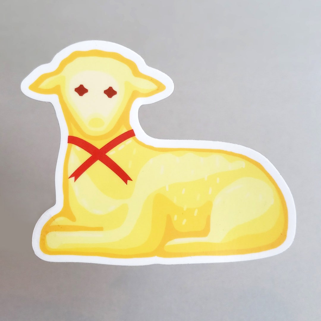 Butter Lamb Sticker, Butter Lamb Magnet, Buffalo Sticker, Buffalo ...