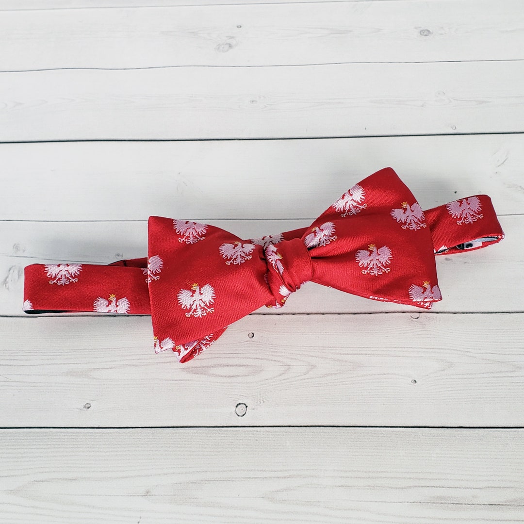 Polish Eagle Bow Tie Polish Bow Tie Polish Gift Buffalo - Etsy