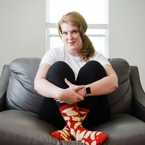 Pierogi Socks, Dyngus Day Socks, Buffalo NY, Polish Christmas Gift ...