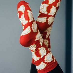 Pierogi Socks, Dyngus Day Socks, Buffalo NY, Polish Christmas Gift ...