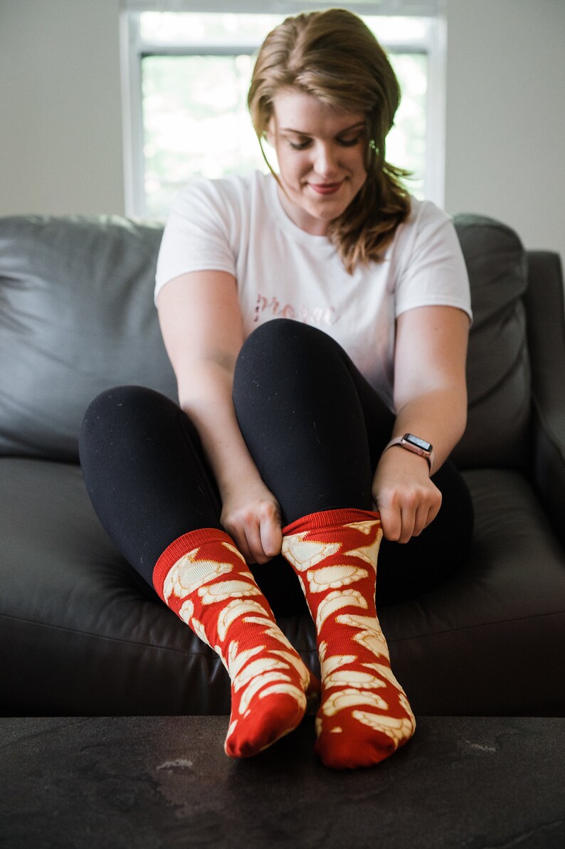 Pierogi Socks, Dyngus Day Socks, Buffalo NY, Polish Christmas Gift ...