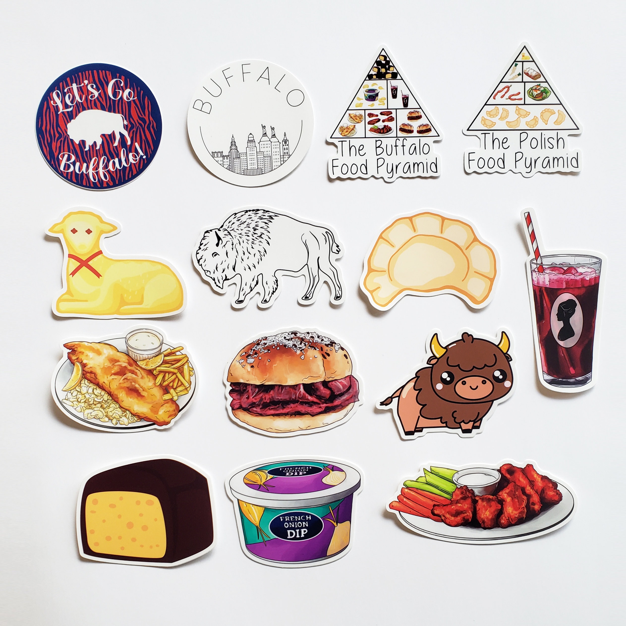 Fish Fry Sticker, Fish Fry Magnet, Friday Night Fish Fry, Buffalove ...