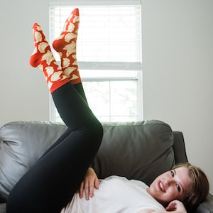 Pierogi Socks, Dyngus Day Socks, Buffalo NY, Polish Christmas Gift ...