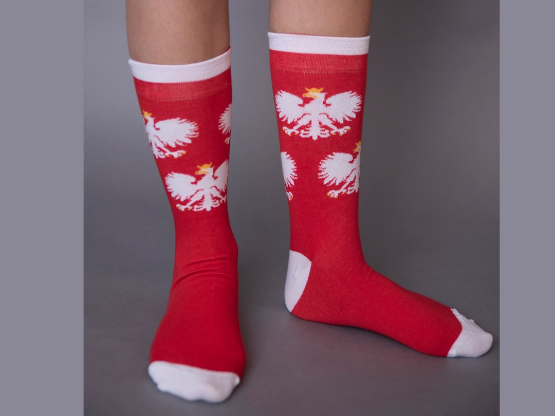 Polish Eagle Socks, Polish Gift, Polish Falcon, Poland, Polish Princess ...