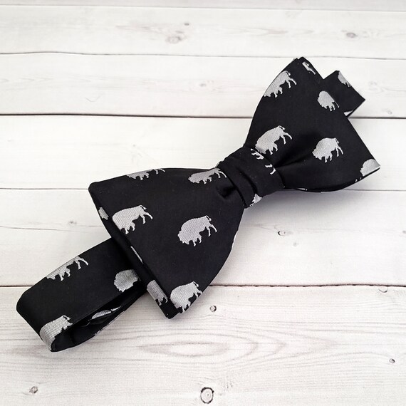 Black Buffalo Bow Tie, Buffalo Neck Tie, Buffalo NY, … - Gem