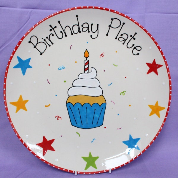 Birthday Plate - Etsy